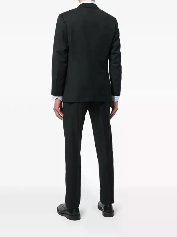 Kiton Single Breasted Suit - Black