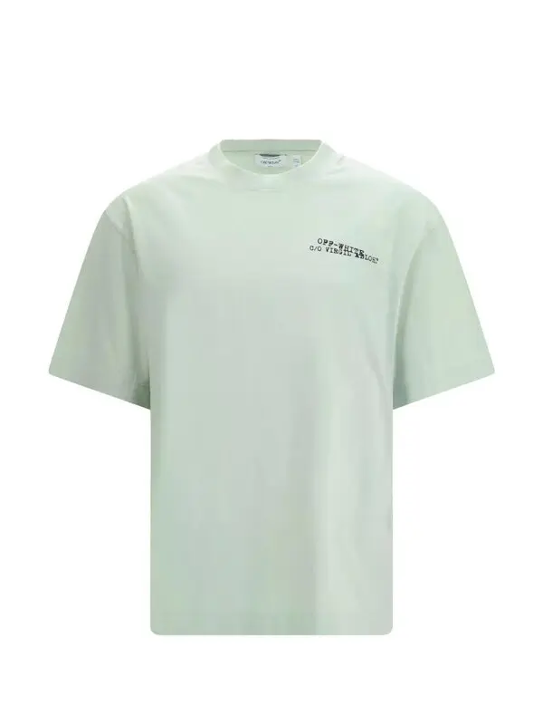 Off-White Arrow Logo-print T-shirt - Green