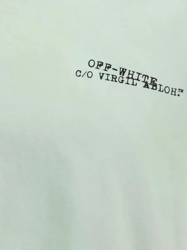 Off-White Arrow Logo-print T-shirt - Green