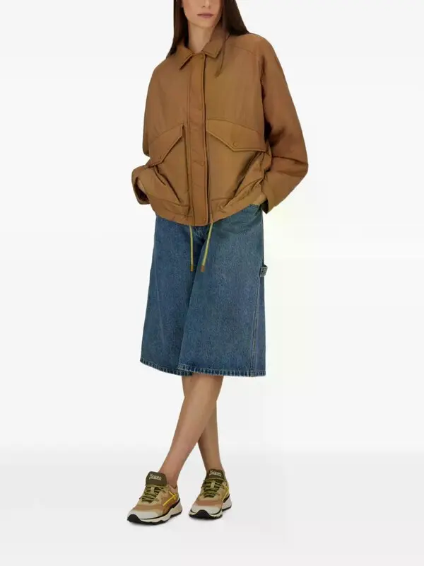 Herno Five-pocket Knee-length Denim Shorts