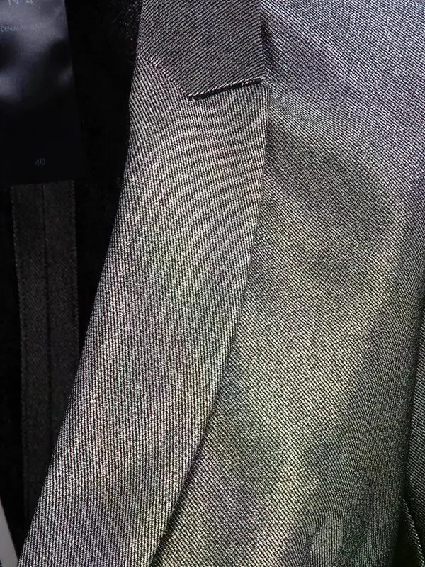 SAPIO Metallic Finish Denim Jacket