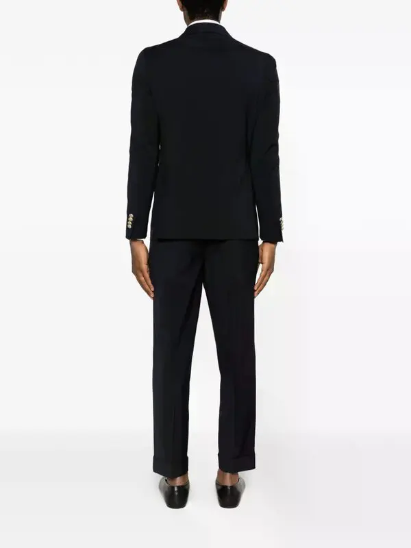LUIGI BIANCHI MANTOVA Double-breasted Suit - Blue
