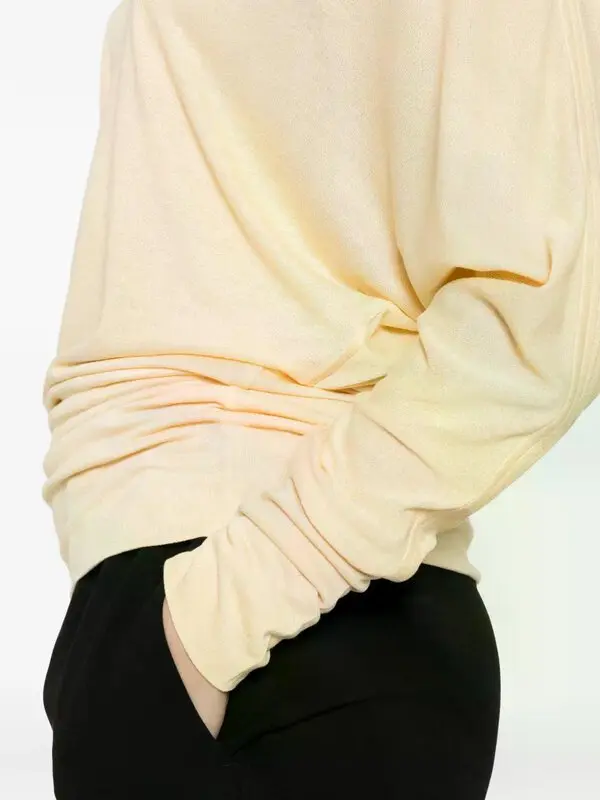 TOTEME Boat-neck Jersey Sweater - Yellow