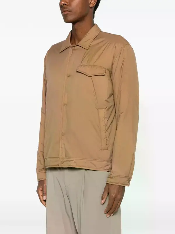 Herno Padded Shirt Jacket - Brown