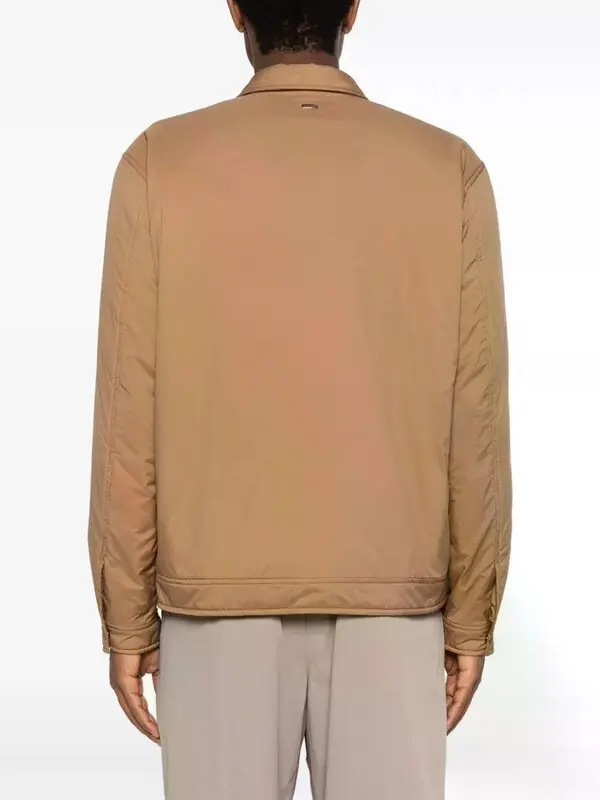 Herno Padded Shirt Jacket - Brown
