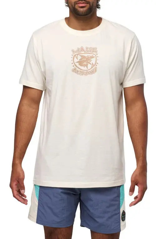 MAUI & SONS Tijuana Shark Graphic T-shirt - Bone