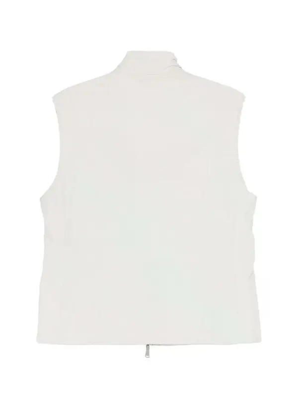 Eleventy Quilted Zip-up Gilet - Neutrals