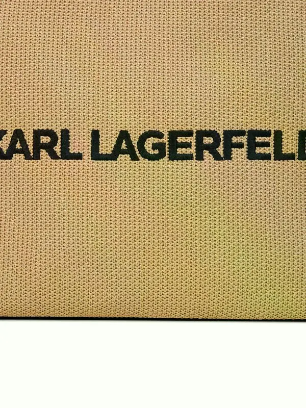 Karl Lagerfeld Raffia-effect Tote Bag