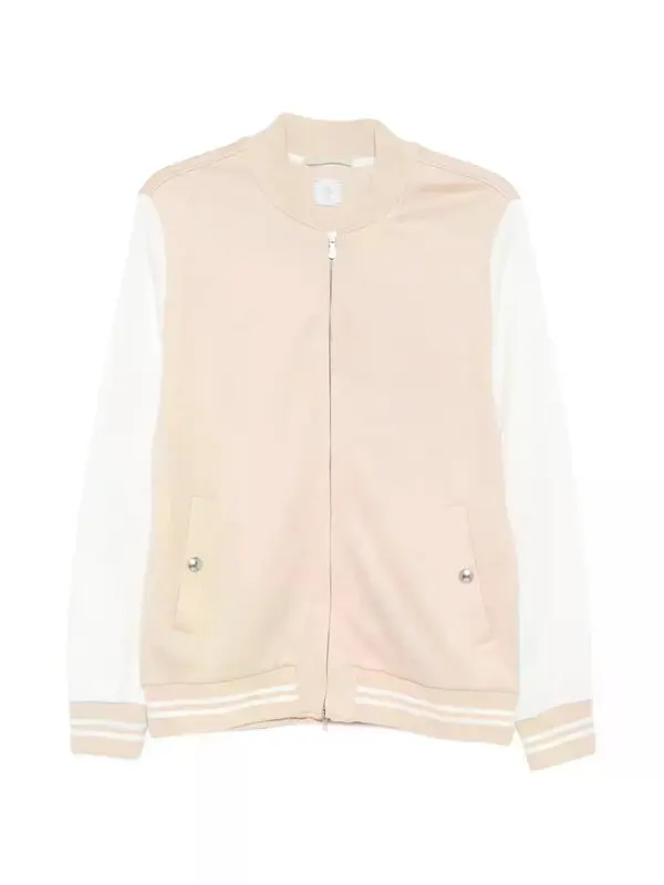 Eleventy Zip-up Bomber Jacket - Neutrals