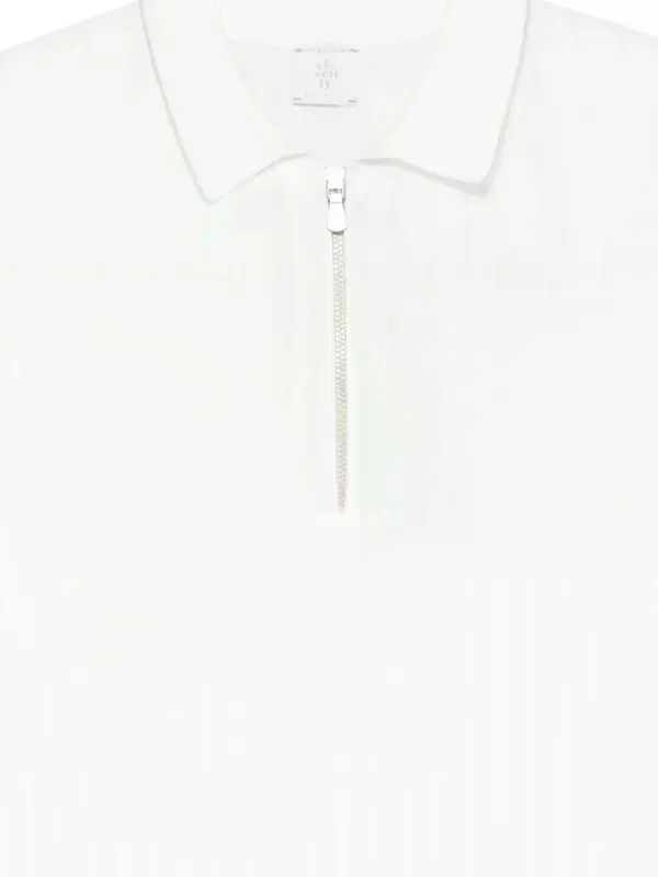 Eleventy Half-zip Polo Shirt
