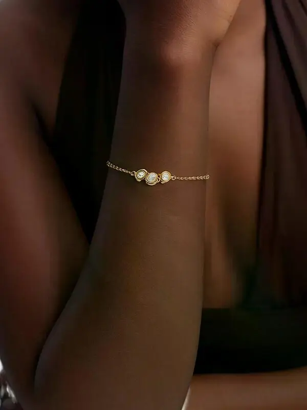 YOJ Crystal Chain Bracelet