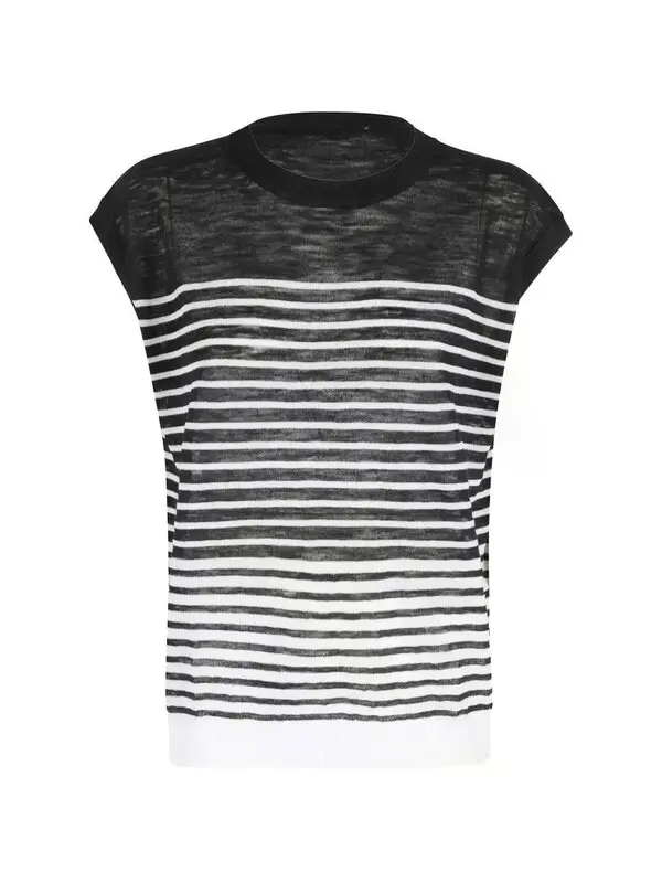 ROBERTO COLLINA Striped T-shirt
