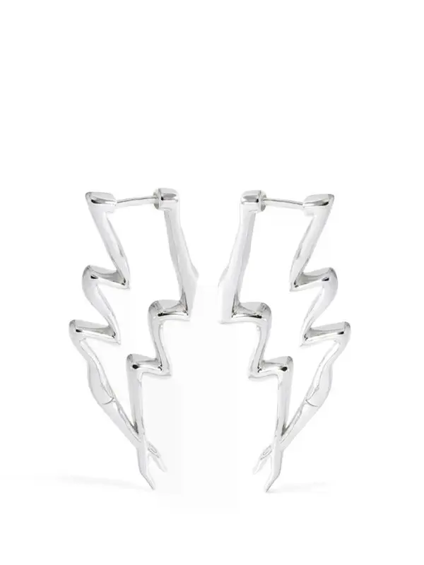 YOJ Lightning Hoop Earrings