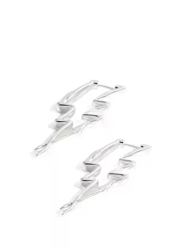 YOJ Lightning Hoop Earrings