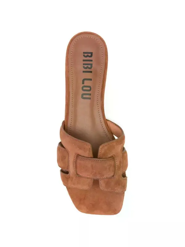 BIBI LOU Cut-out Suede Sandals