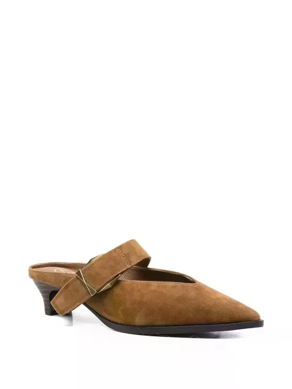 Ash Tessa Buckle-strap Mules