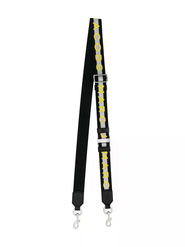 Marc Jacobs Logo Webbing Bag Strap - Black