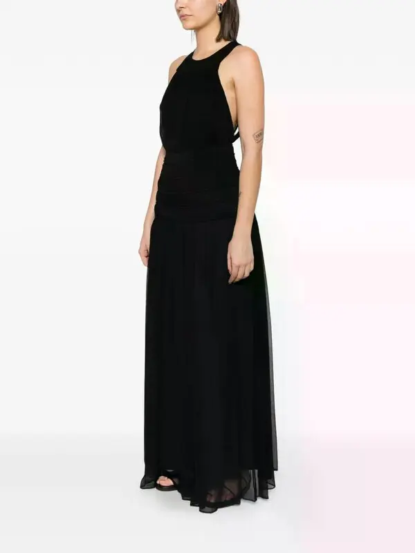 TWINSET Gathered Maxi Dress