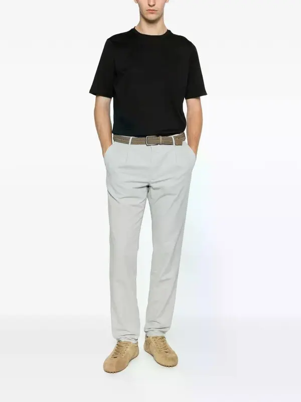 Incotex Pleated Cotton Trousers