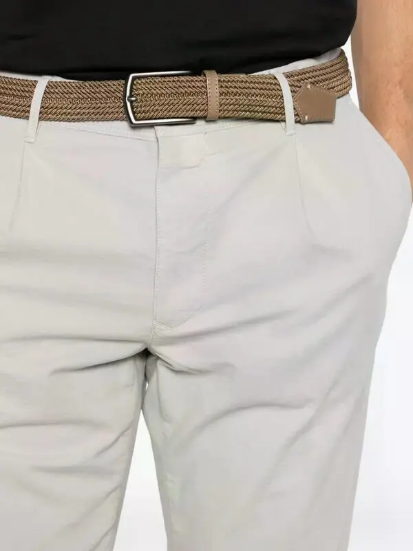 Incotex Pleated Cotton Trousers