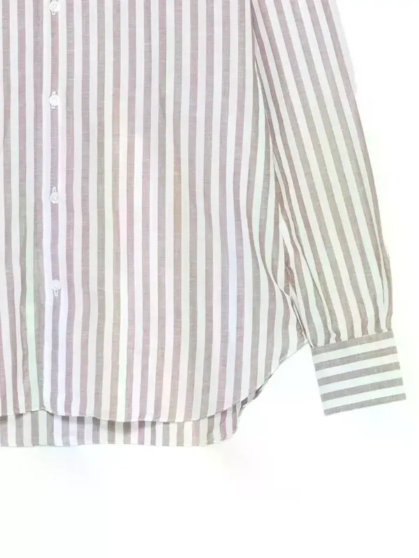 BARBA NAPOLI Striped Long-sleeve Shirt