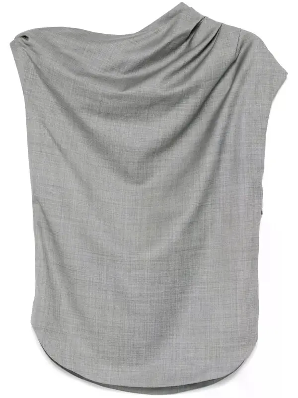 LOULOU Asymmetric Neck Top