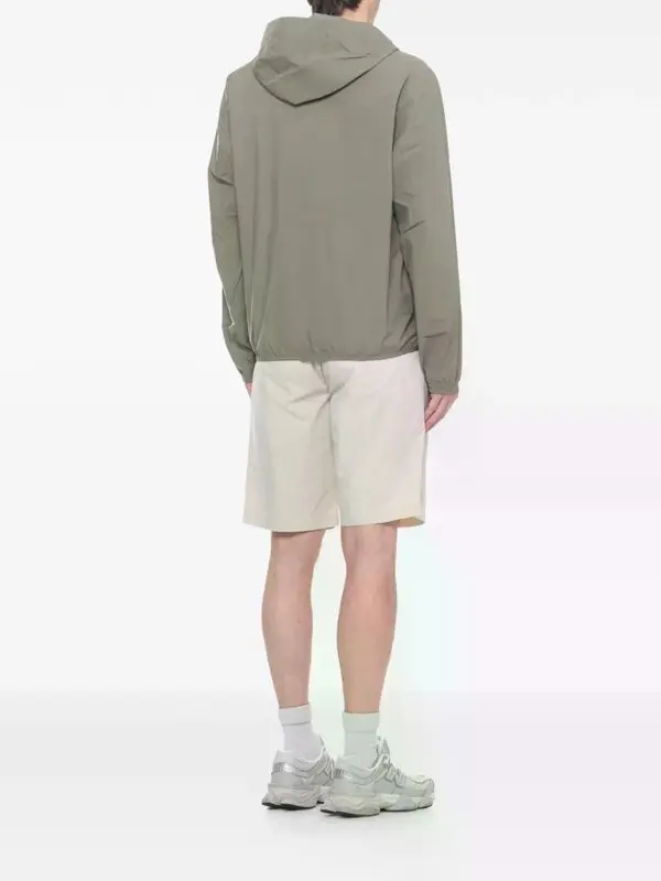 K-WAY Hooded Logo-print Jacket - Green