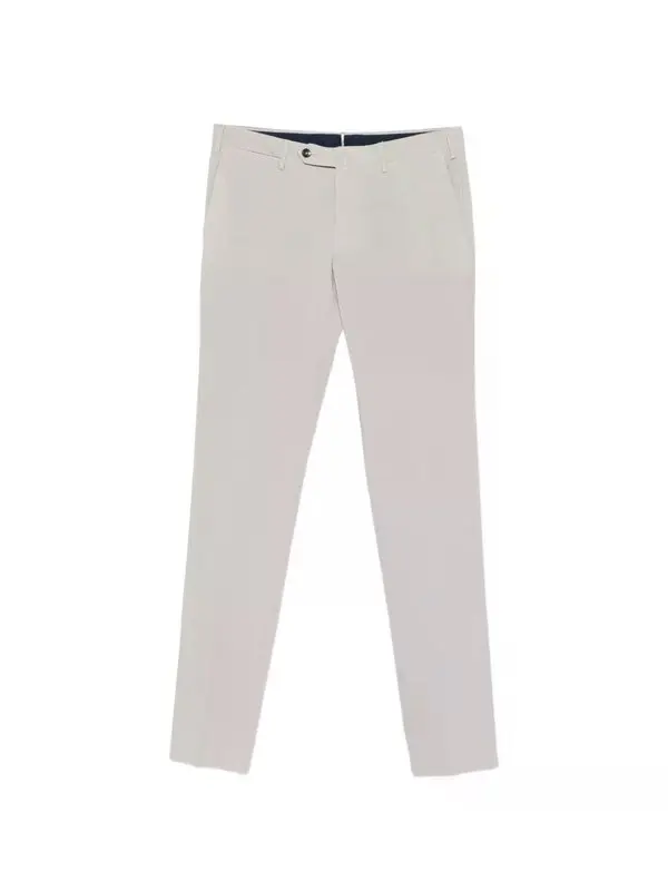 PT TORINO Pressed-crease Trousers - Neutrals