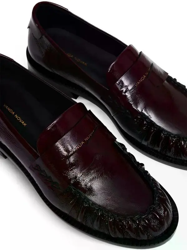 VANDA NOVAK Greta Fringed Loafers