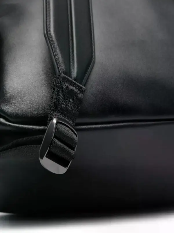 Calvin Klein Logo-plaque Leather Backpack
