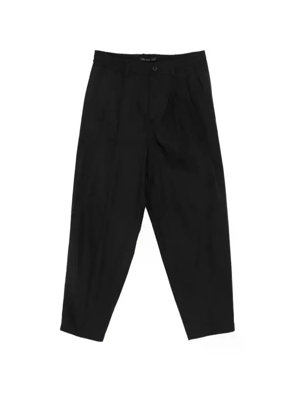 LOW BRAND Pleated Elasticated-waistband Trousers