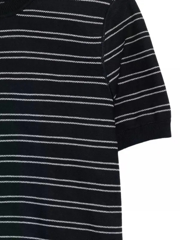 BOSS Striped Short-sleeve Sweater