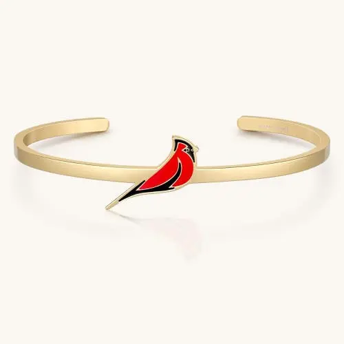 MANTRA Cardinal Cuff Bracelet - Yellow Gold