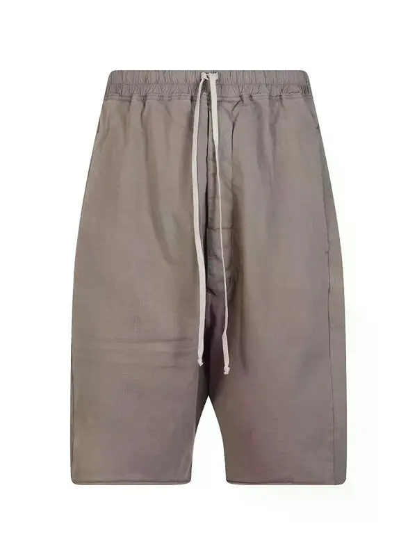 Rick Owens Dropped-crotch Drawstring Shorts - Grey