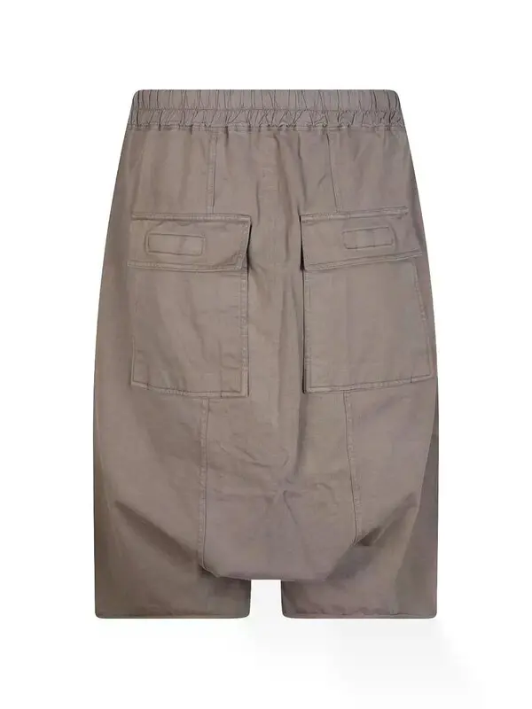 Rick Owens Dropped-crotch Drawstring Shorts - Grey