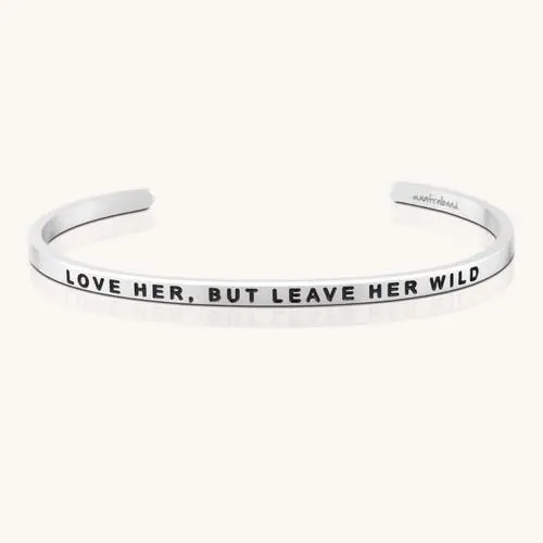MANTRA Love Her Stainless Steel Band - Silver