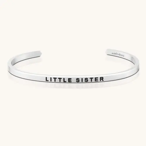 MANTRA Little Sister Bracelet - Silver
