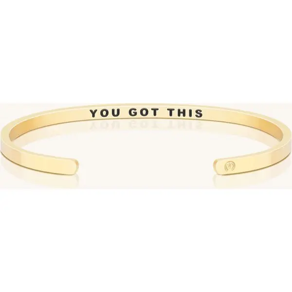 MANTRA You Got This Bracelet - Inside - Yellow Gold