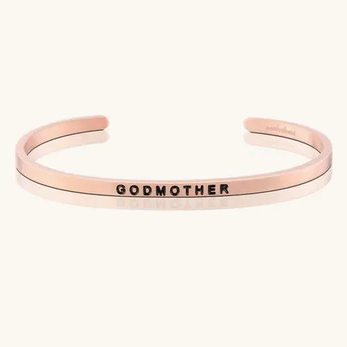 MANTRA Godmother Stainless Steel Bracelet - Rose Gold