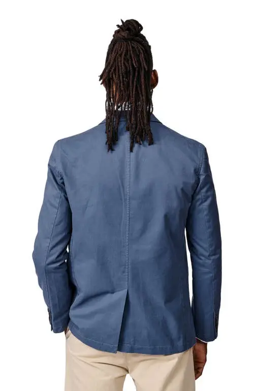 AUBIN Mareham Patch Pocket Blazer - Washed Blue