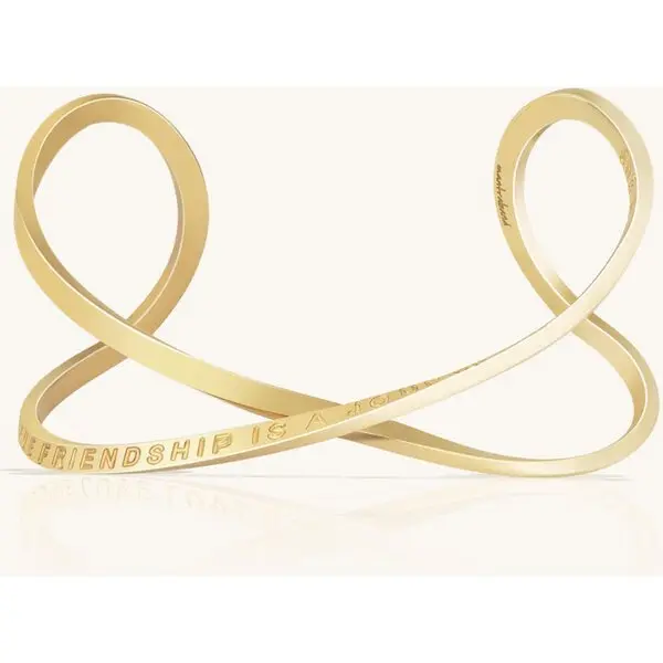 MANTRA Infinity Cuff - Yellow Gold