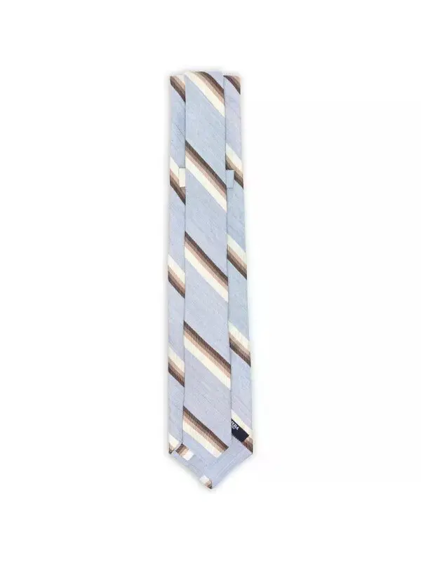 BARBA NAPOLI Diagonal Stripe Neck Tie