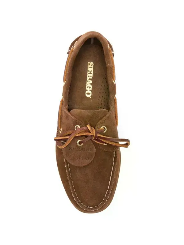 SEBAGO Portland Artisan Suede Loafers - Brown
