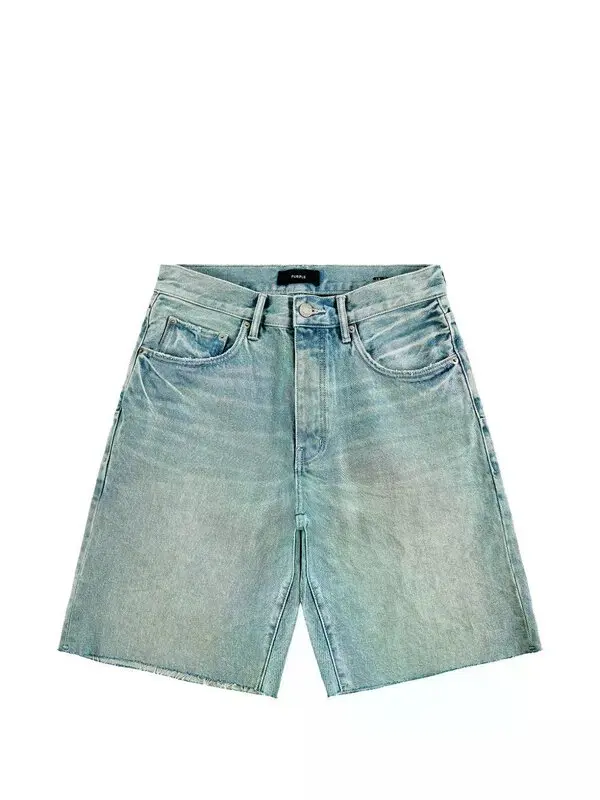 PURPLE BRAND Raw-hem Denim Shorts