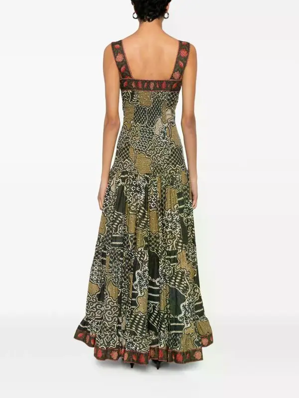 PHILIPPA 1970 Zita Abstract-print Maxi Dress