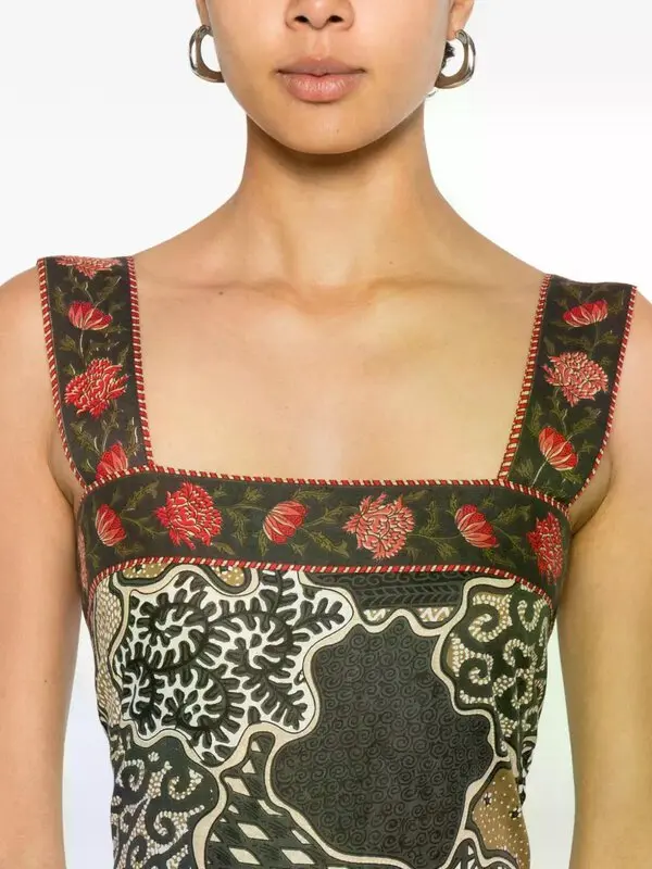 PHILIPPA 1970 Zita Abstract-print Maxi Dress