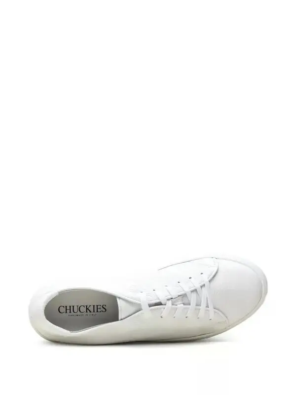 CHUCKIES Pebbled-leather Sneakers