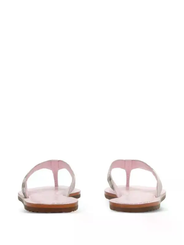 Burberry Pavilion Check Sandals - Pink