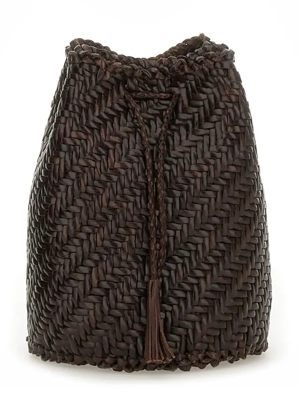 Dragon Diffusion Borsa Double Jump Pompom Bag - Brown