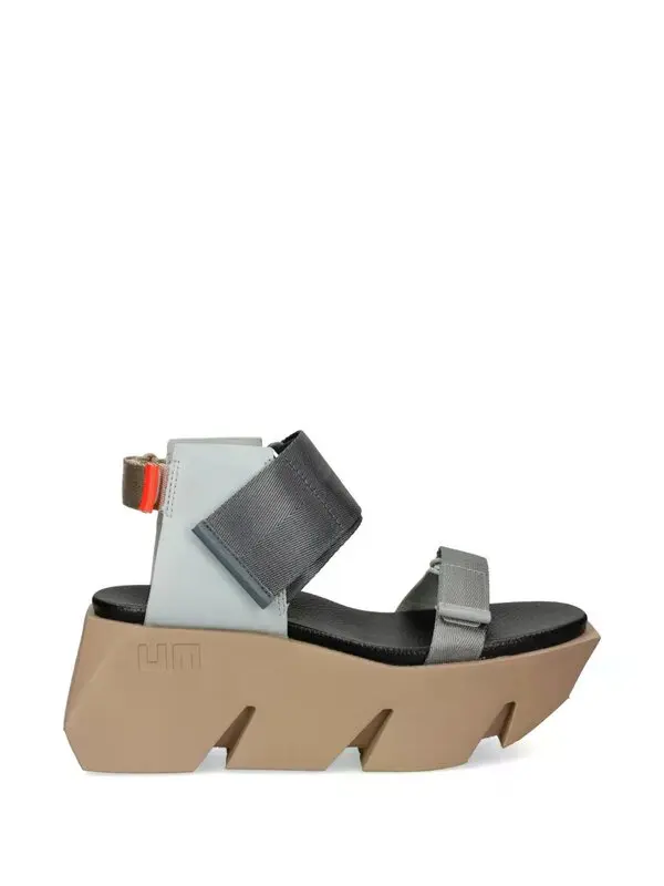 United Nude Touch-strap Platform Sandals - Grey